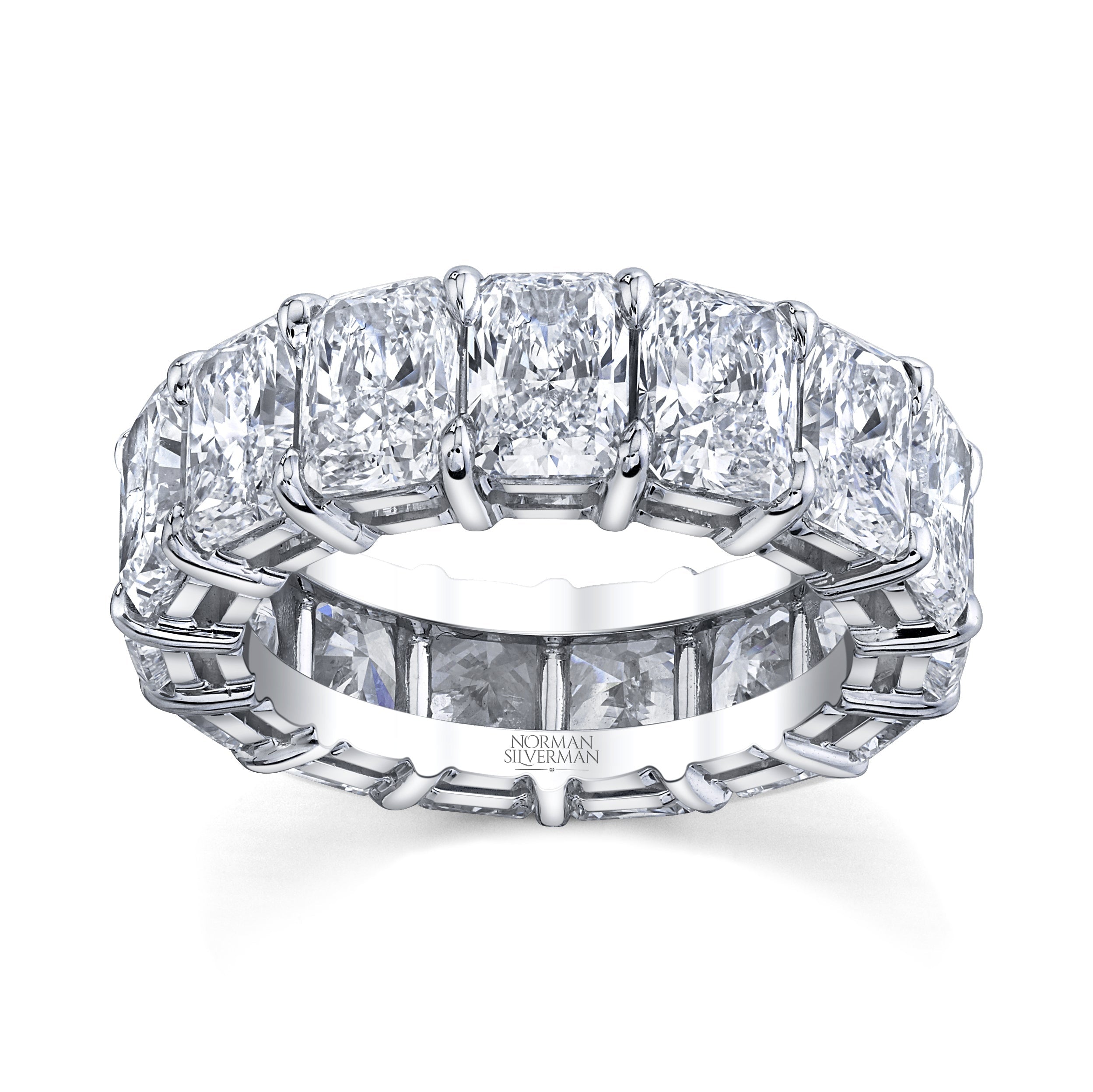 Radiant Diamond Eternity Band – Norman Silverman