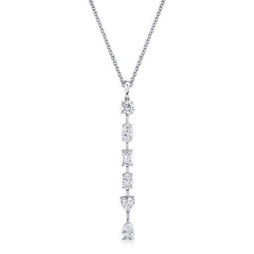 Fancy Shape Diamonds Pendant – Norman Silverman