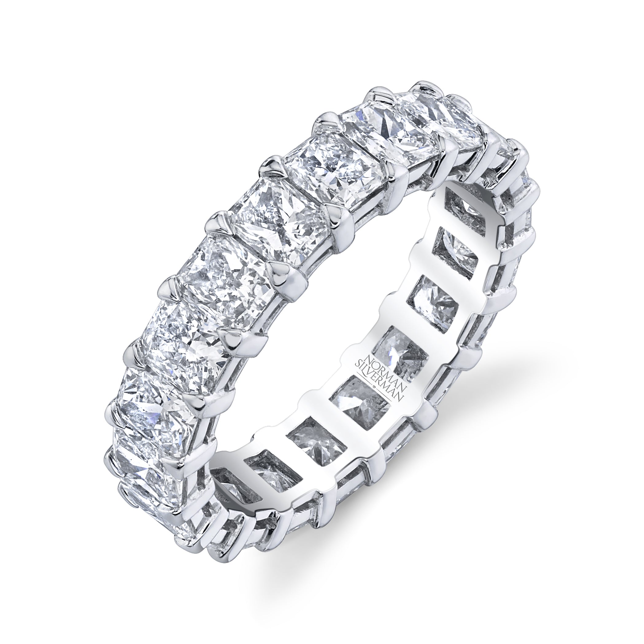 Radiant Diamond Eternity Band – Norman Silverman