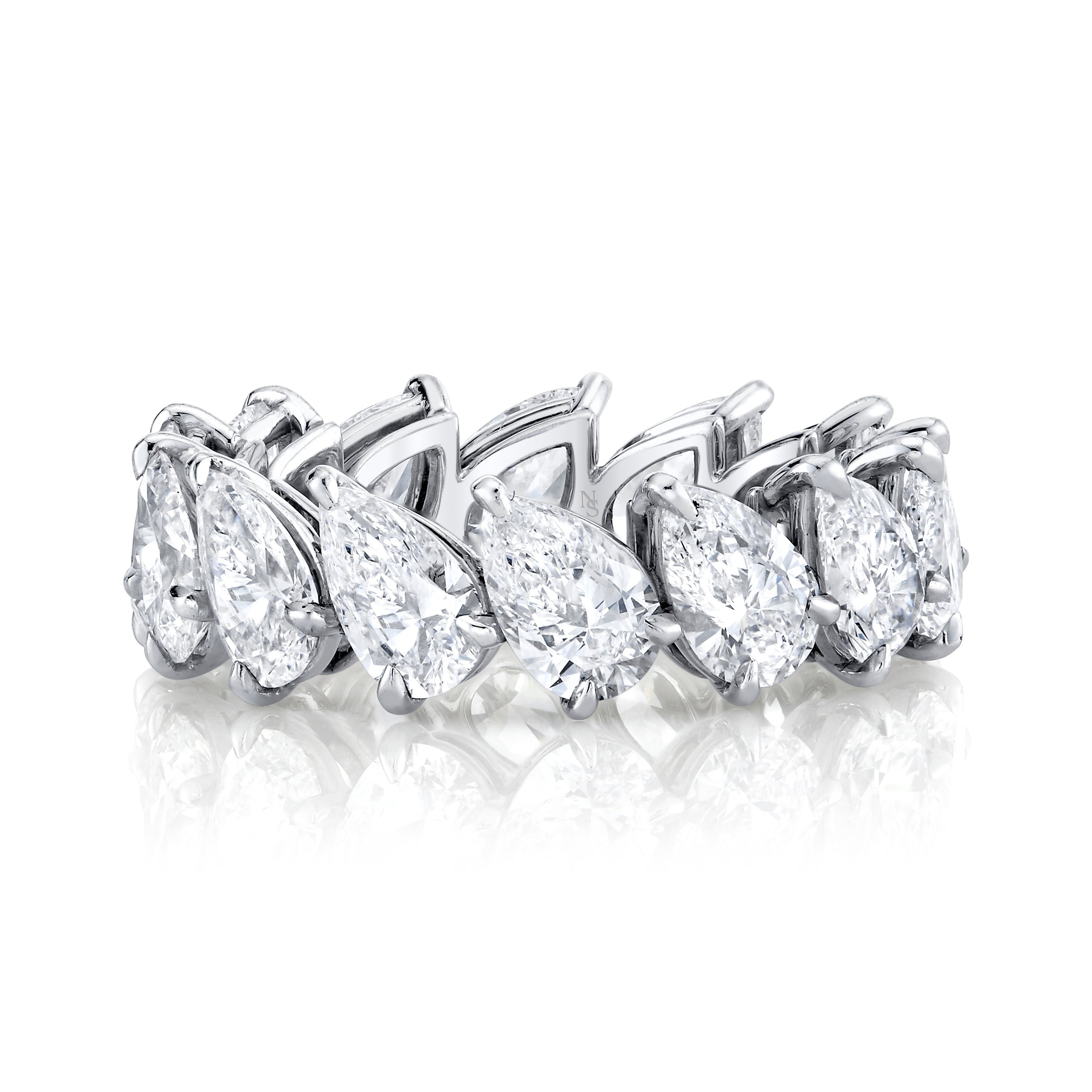 Pear Shape Diamond Eternity Band – Norman Silverman